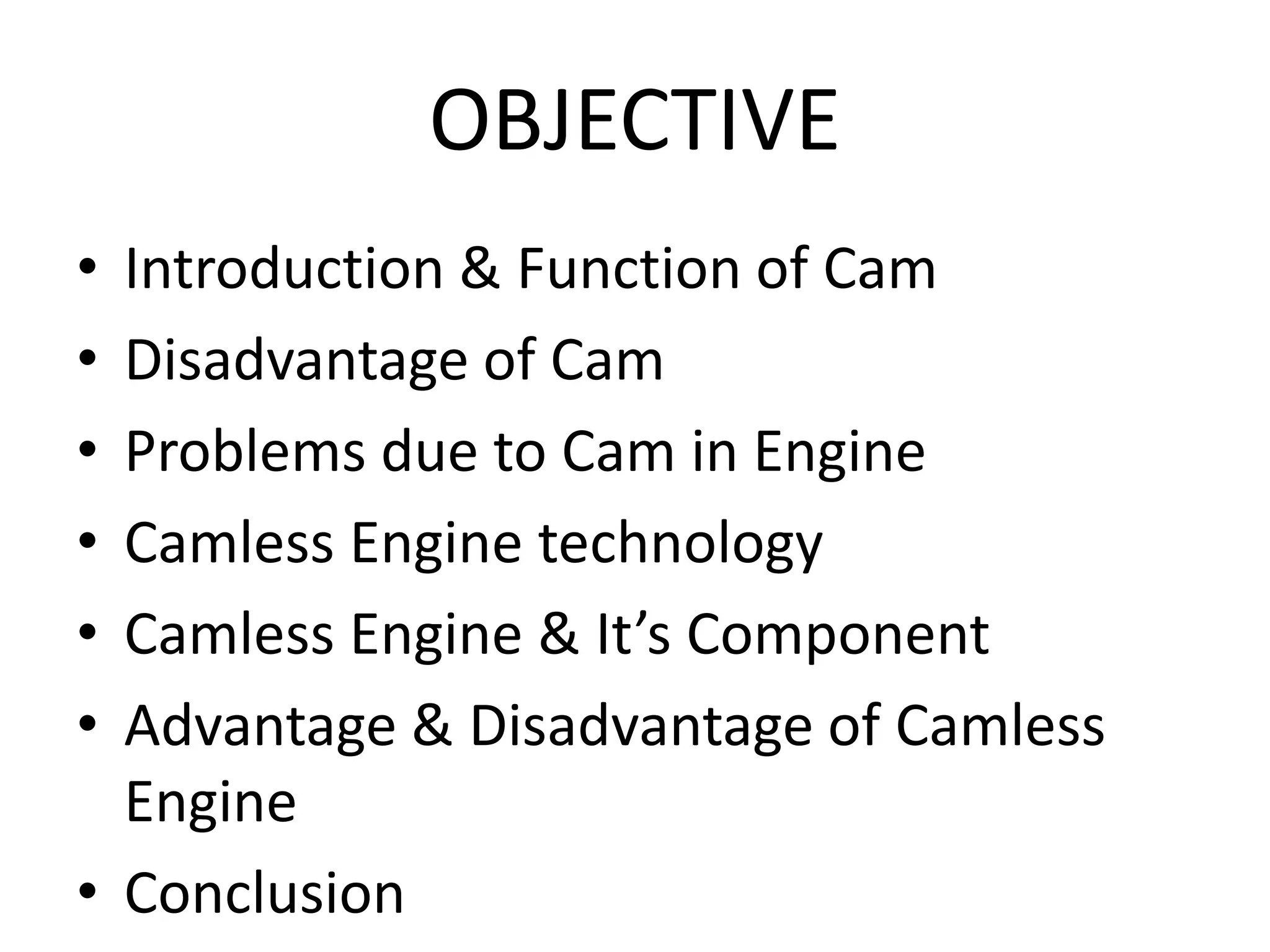Camless engine | PPTX