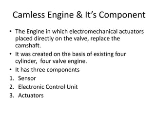 Camless engine | PPTX