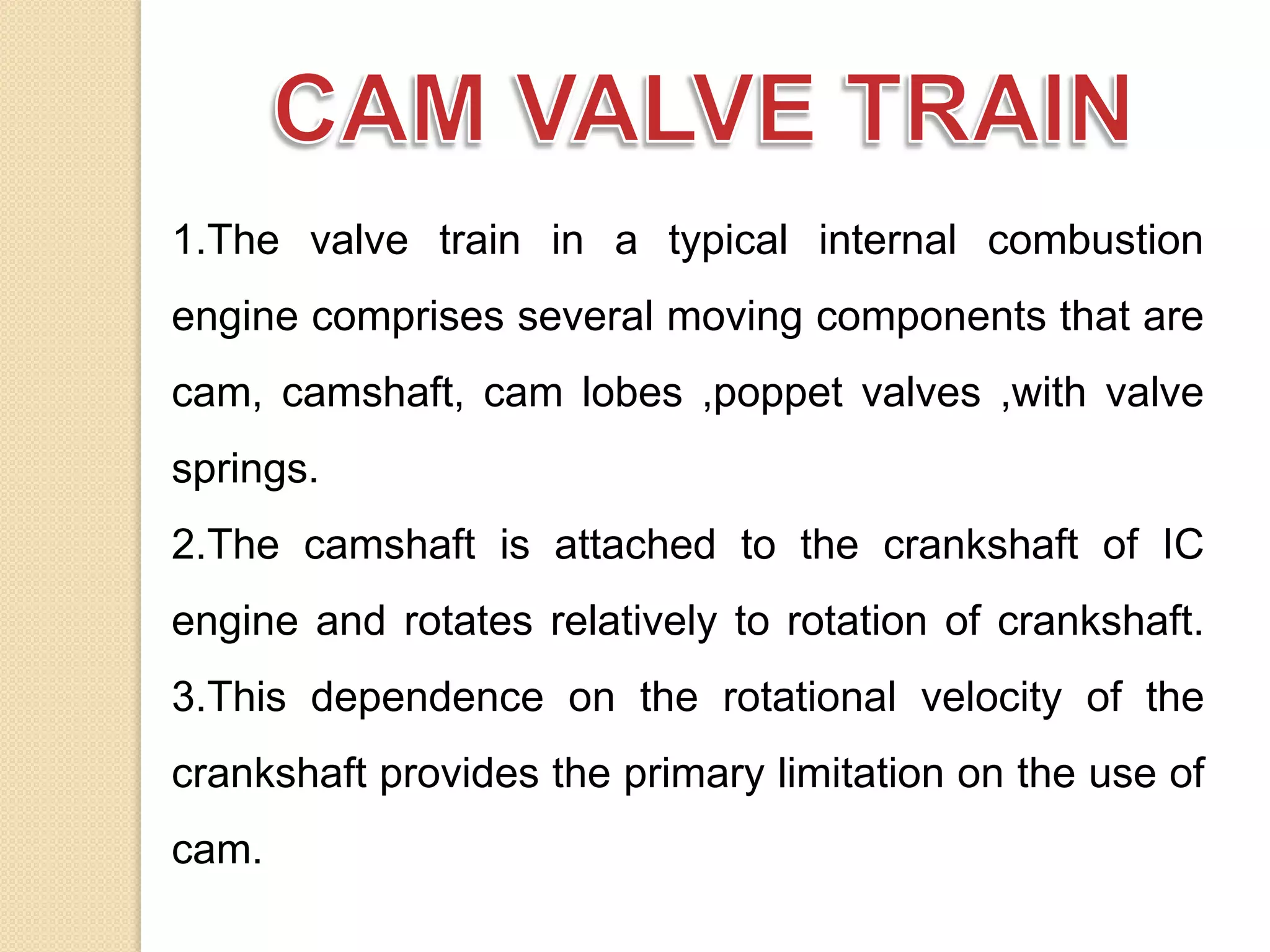 Camless engine by Royal Madan & Vivek Kumar | PPT