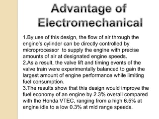 Camless engine by Royal Madan & Vivek Kumar | PPT