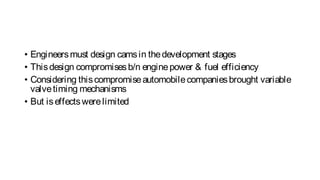 Camless Engines | PPT