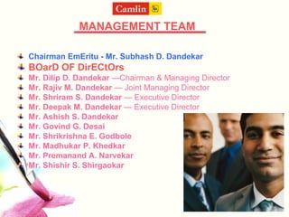 Camlin | PPT