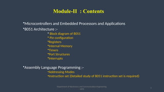 computer architecture and micro controllers | PPTX