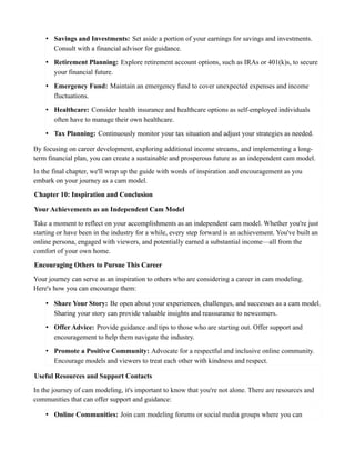 Cam Model's Guide to Success Mastering the Art of Independent Cam ...