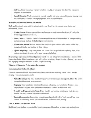 Cam Model's Guide to Success Mastering the Art of Independent Cam ...