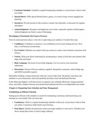 Cam Model's Guide to Success Mastering the Art of Independent Cam ...