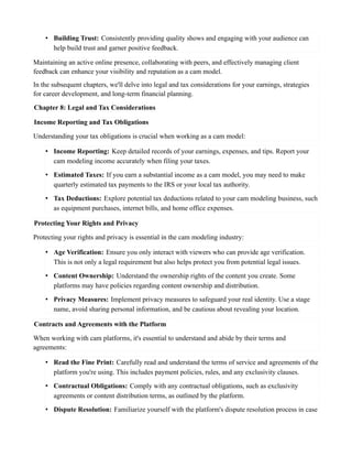 Cam Model's Guide to Success Mastering the Art of Independent Cam ...