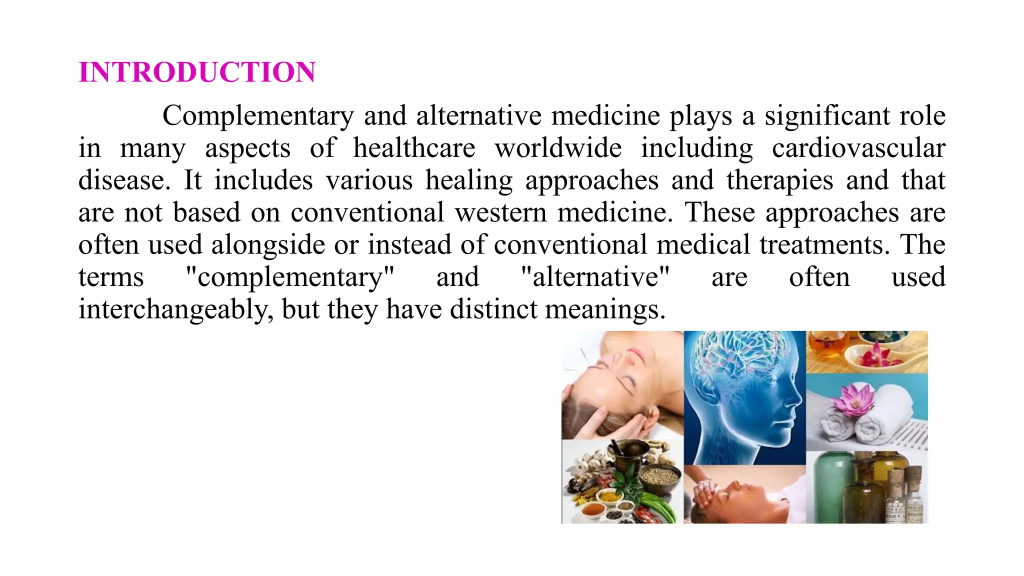 alternative and complimentary system of medicines | PPTX