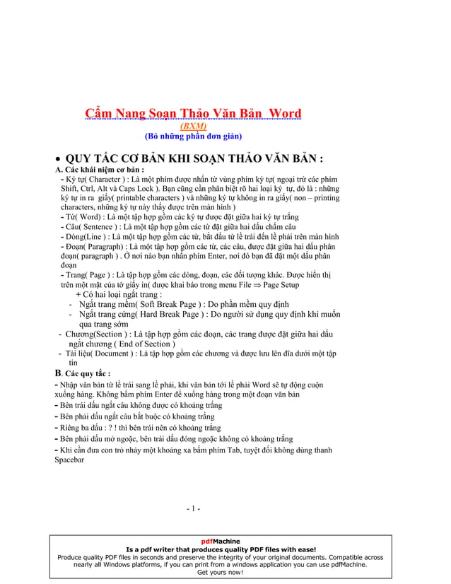 Cam nang soan thao van ban | PDF