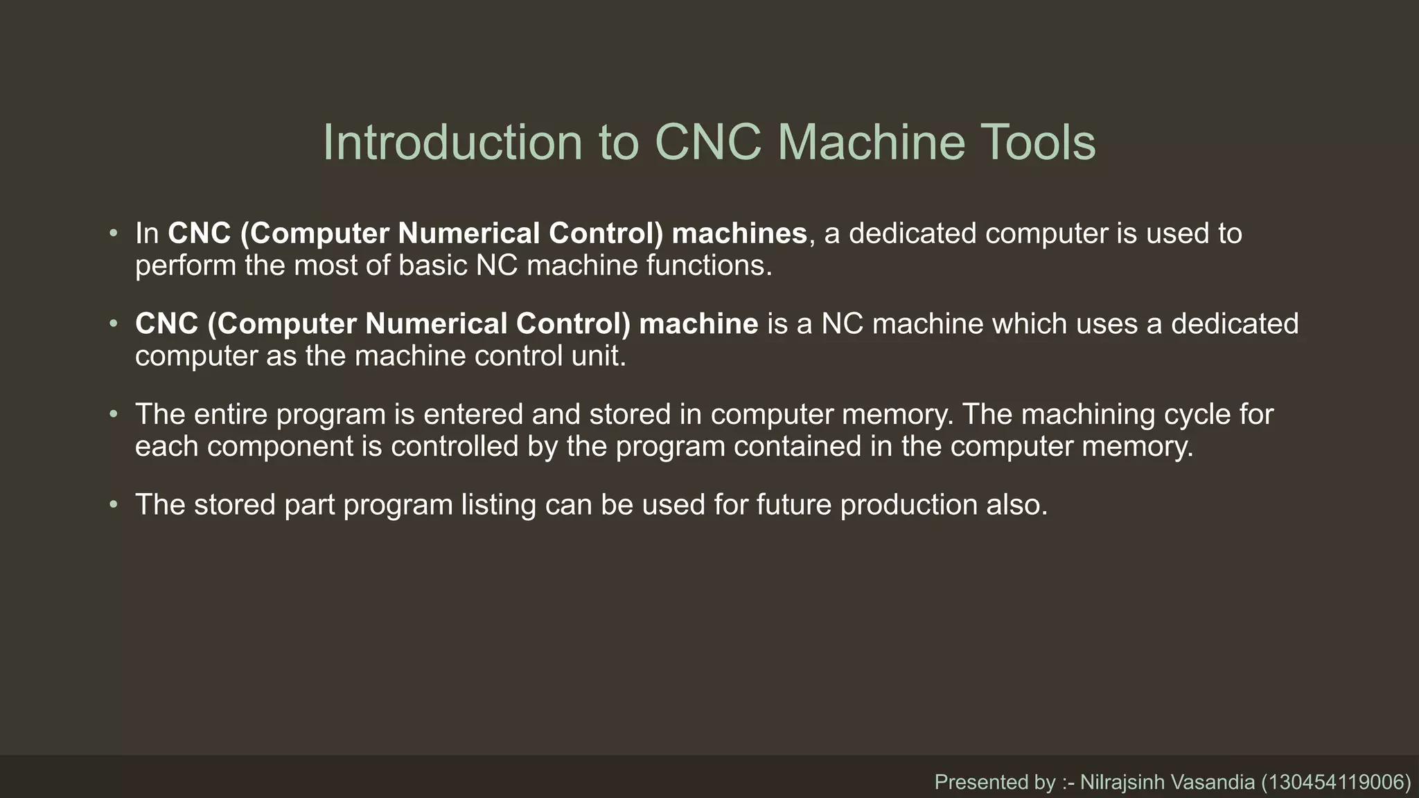 NC, CNC & DNC Machine | PPTX