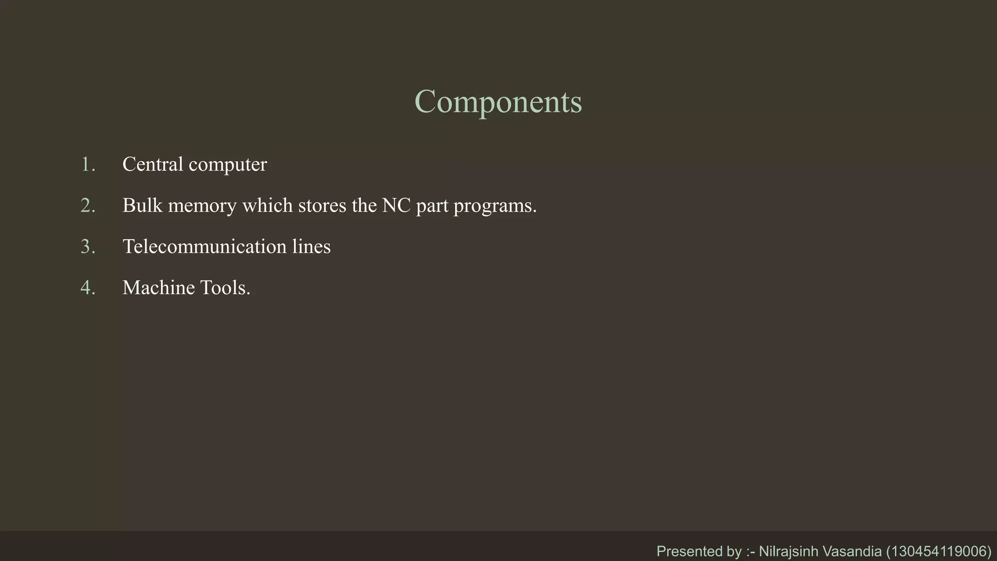 NC, CNC & DNC Machine | PPTX