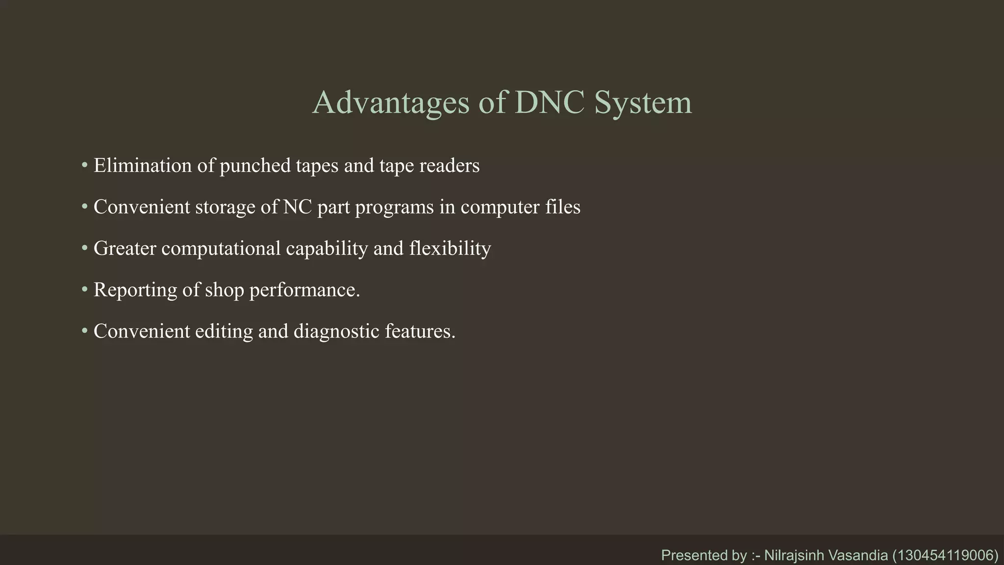 NC, CNC & DNC Machine | PPTX