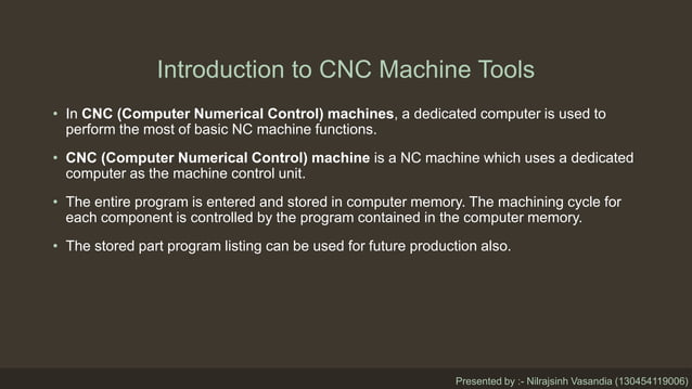 NC, CNC & DNC Machine | PPTX