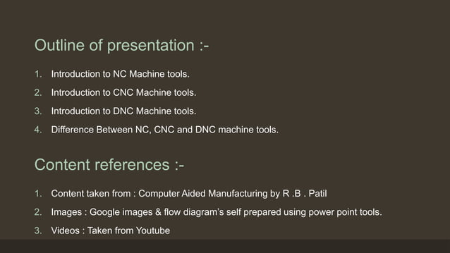 NC, CNC & DNC Machine | PPTX