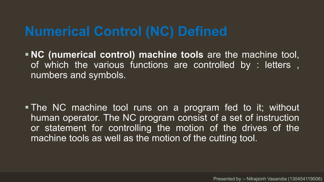 NC, CNC & DNC Machine | PPTX