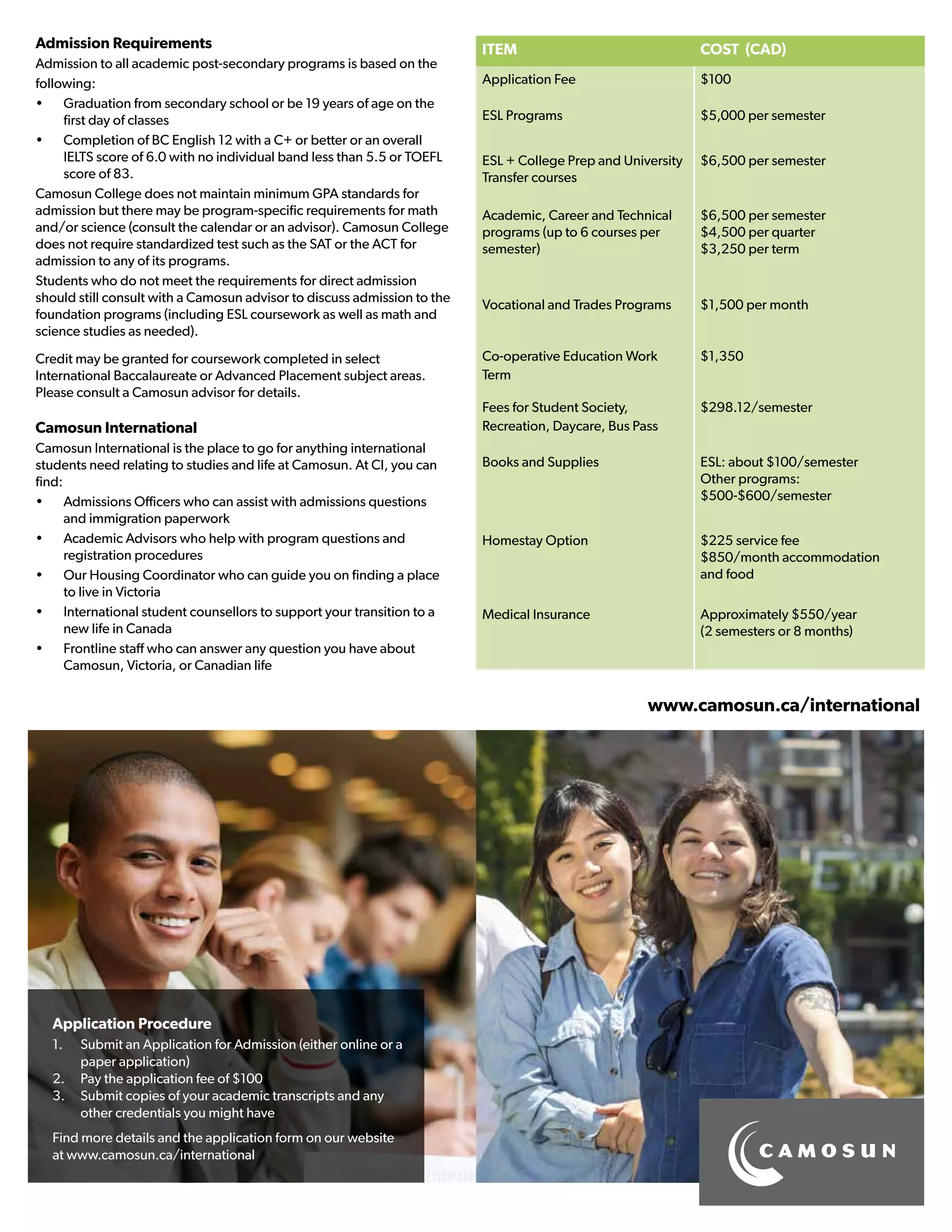Camosun college welcome tocamosun 2014-english-web | PDF