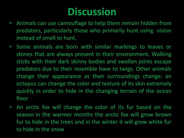 Camouflage | PPTX | Reptiles | Pets