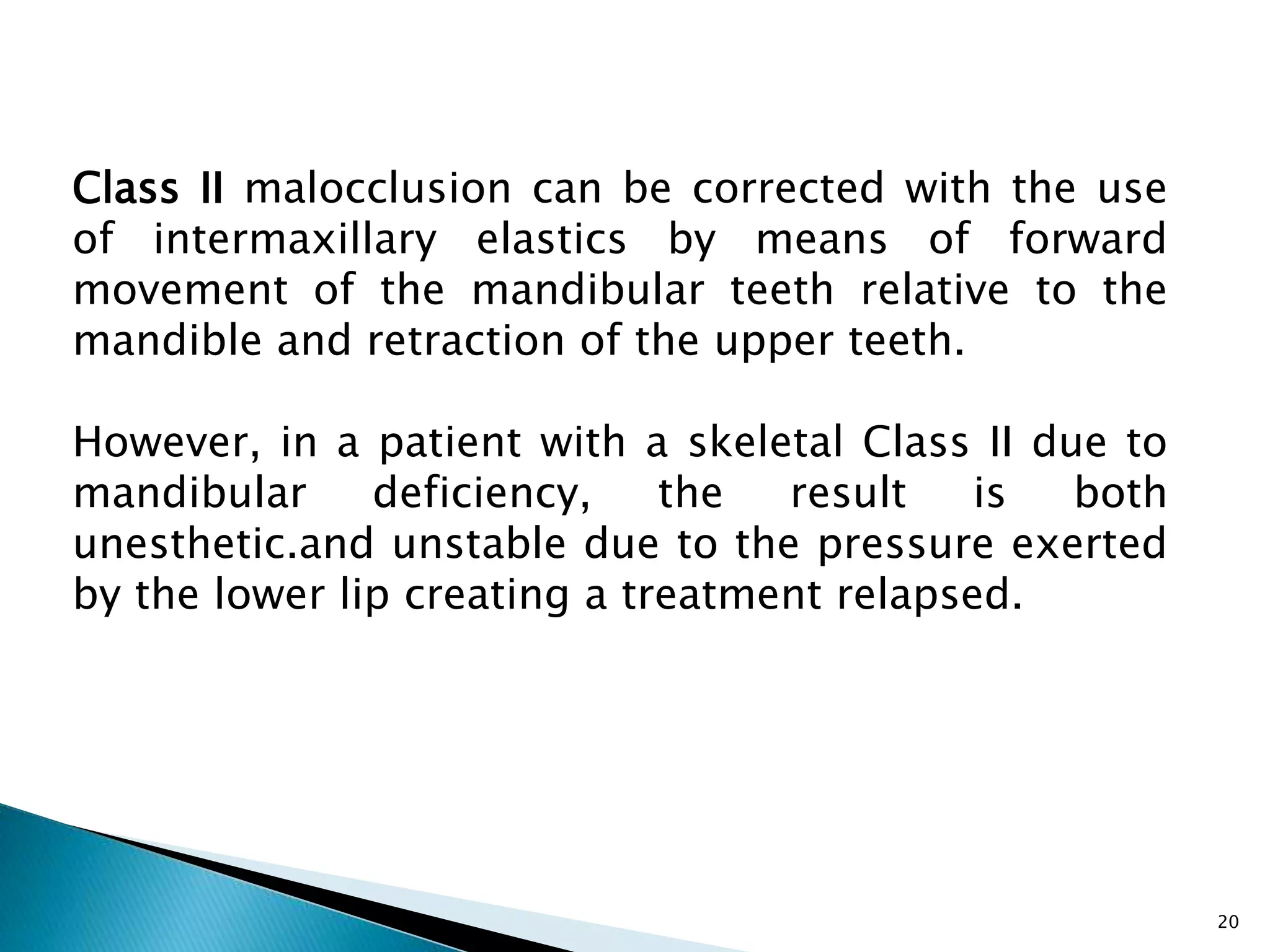 Camouflage in orthodontics | PPTX