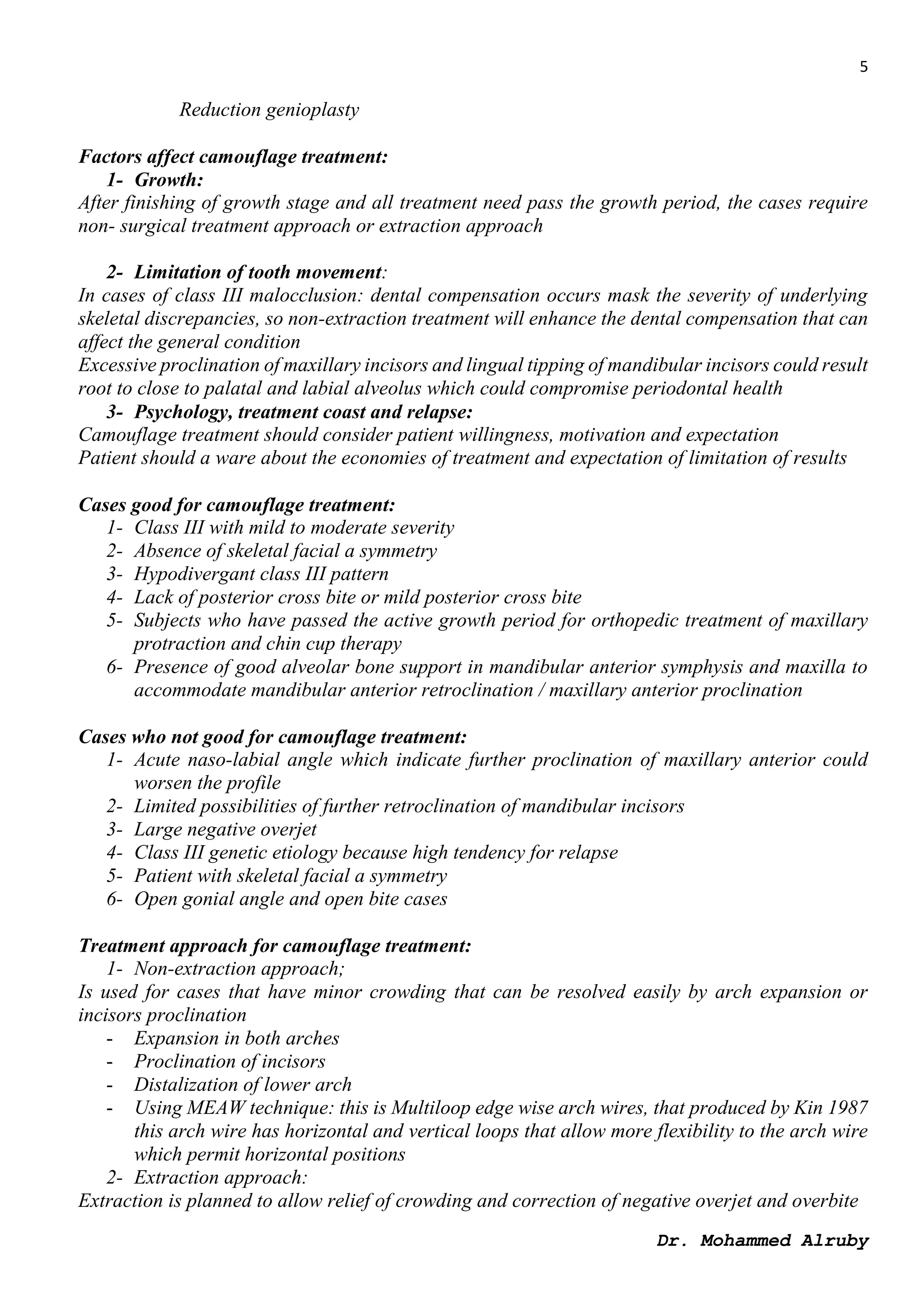 camouflage treatment in orthodontics.docx
