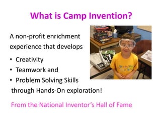Camp Invention | PPTX