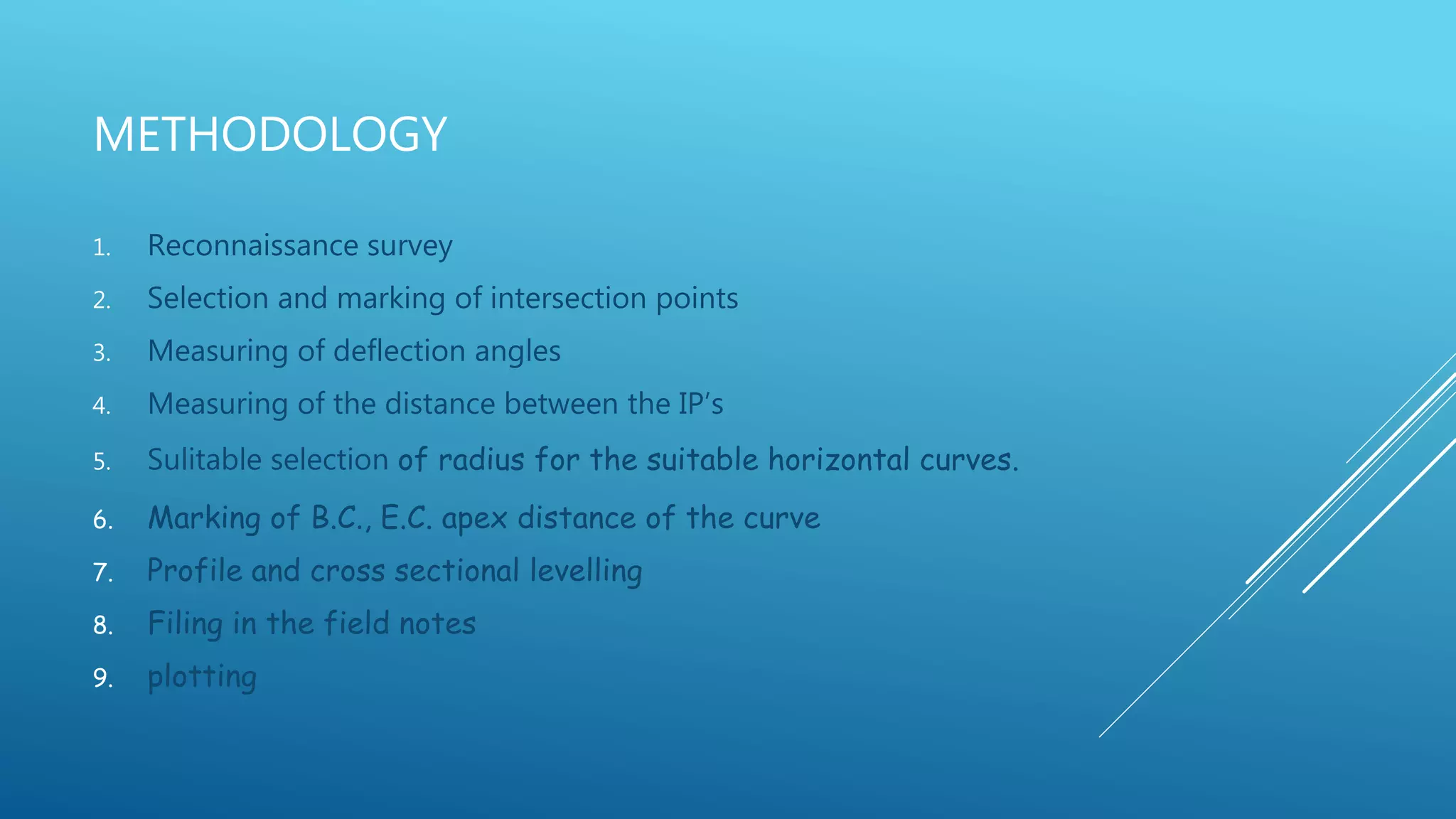 Survey Camp presentation of geomatics engineering | PPTX