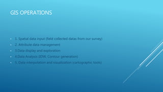 Survey Camp presentation of geomatics engineering | PPTX