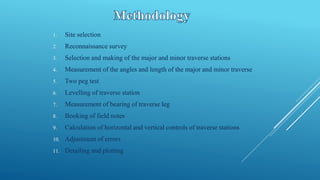 Survey Camp presentation of geomatics engineering | PPTX