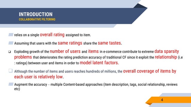 Enhancing Multi Aspect Collaborative Filtering For Personalized