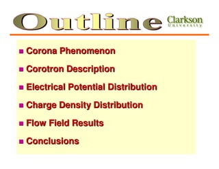 Electro-hydrodynamics Analysis of Corotrons | PDF | Physics | Science
