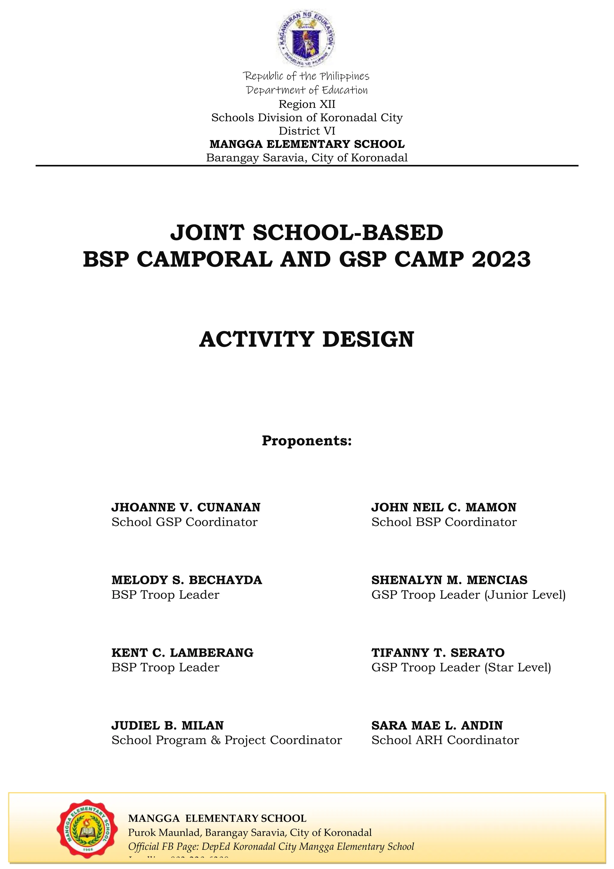 Camp 2023-24 Training Design.doc