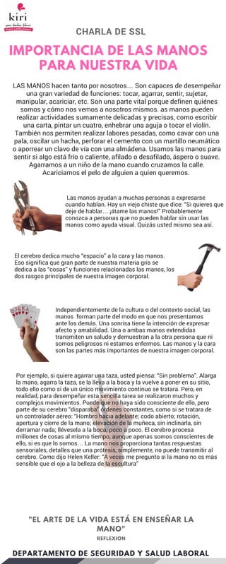 Campaña de las manos | PDF