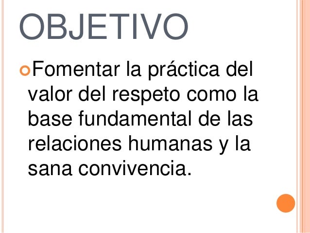 La Importancia Del Respeto Definicion Del Valor