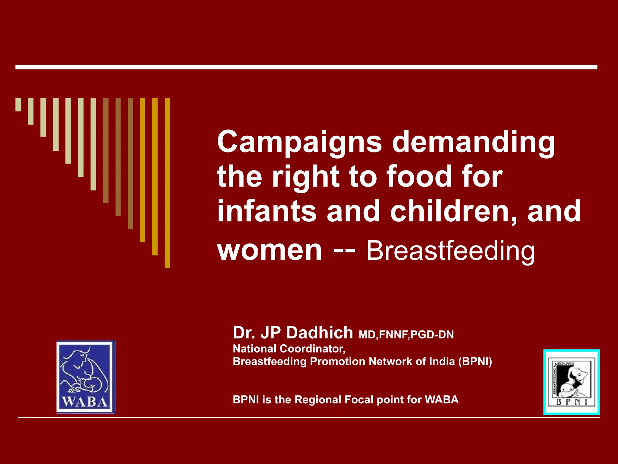 Campaign For Breastfeeding | PPT