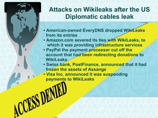 Wikileaks Awareness and Support Campaign | PDF | Political Issues & policy | Politics