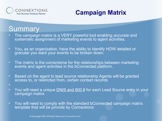 Campaign Matrix | PPT