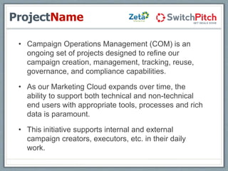 Campaign Operations Management Presentation | PPTX