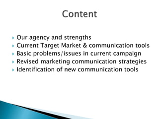 Campaign pitch presentation | PPT