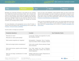 Framework: Email Marketing Planner | PDF