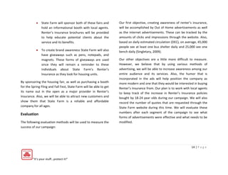 State_Farm_Campaign | PDF | Motor Insurance | Insurance