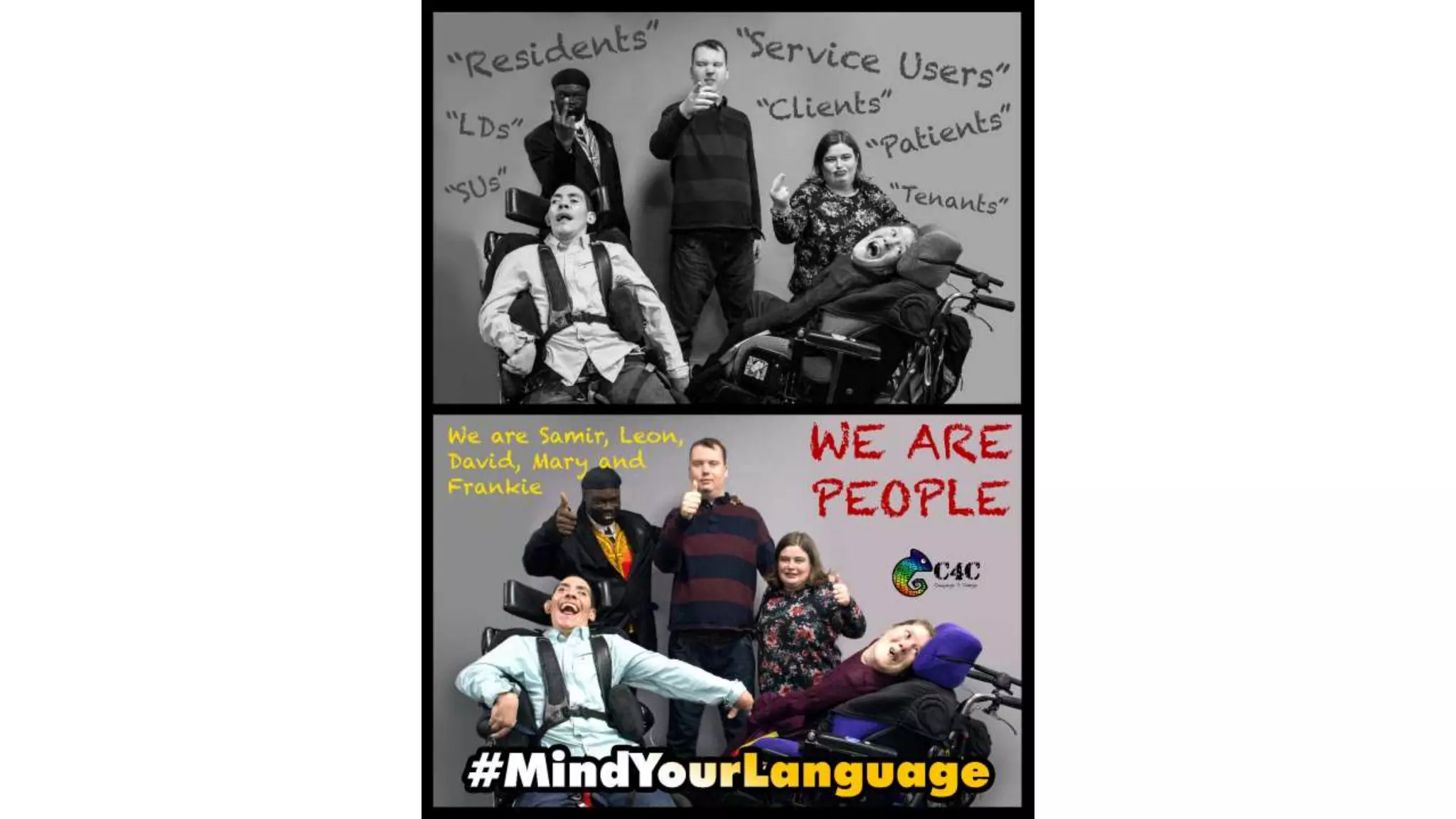 Campaign 4 change mind your language campaign photos | PPTX