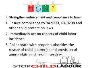 Campaign for child labor free brgys provincial | PPT