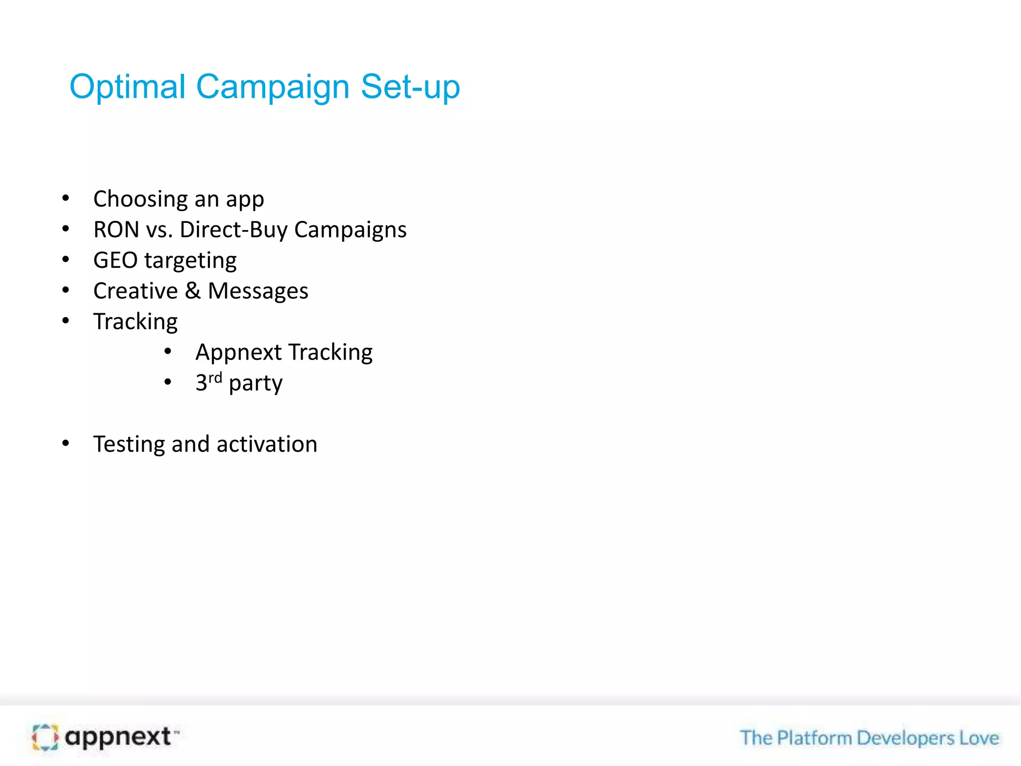 The Definitive Guide to CPI Campaign Optimization | PPT