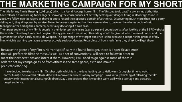 Campaign planning final pwp | PPTX