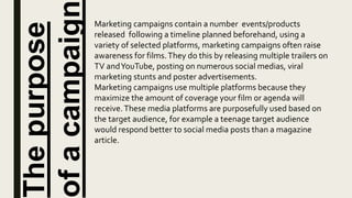 Campaign planning final pwp | PPTX