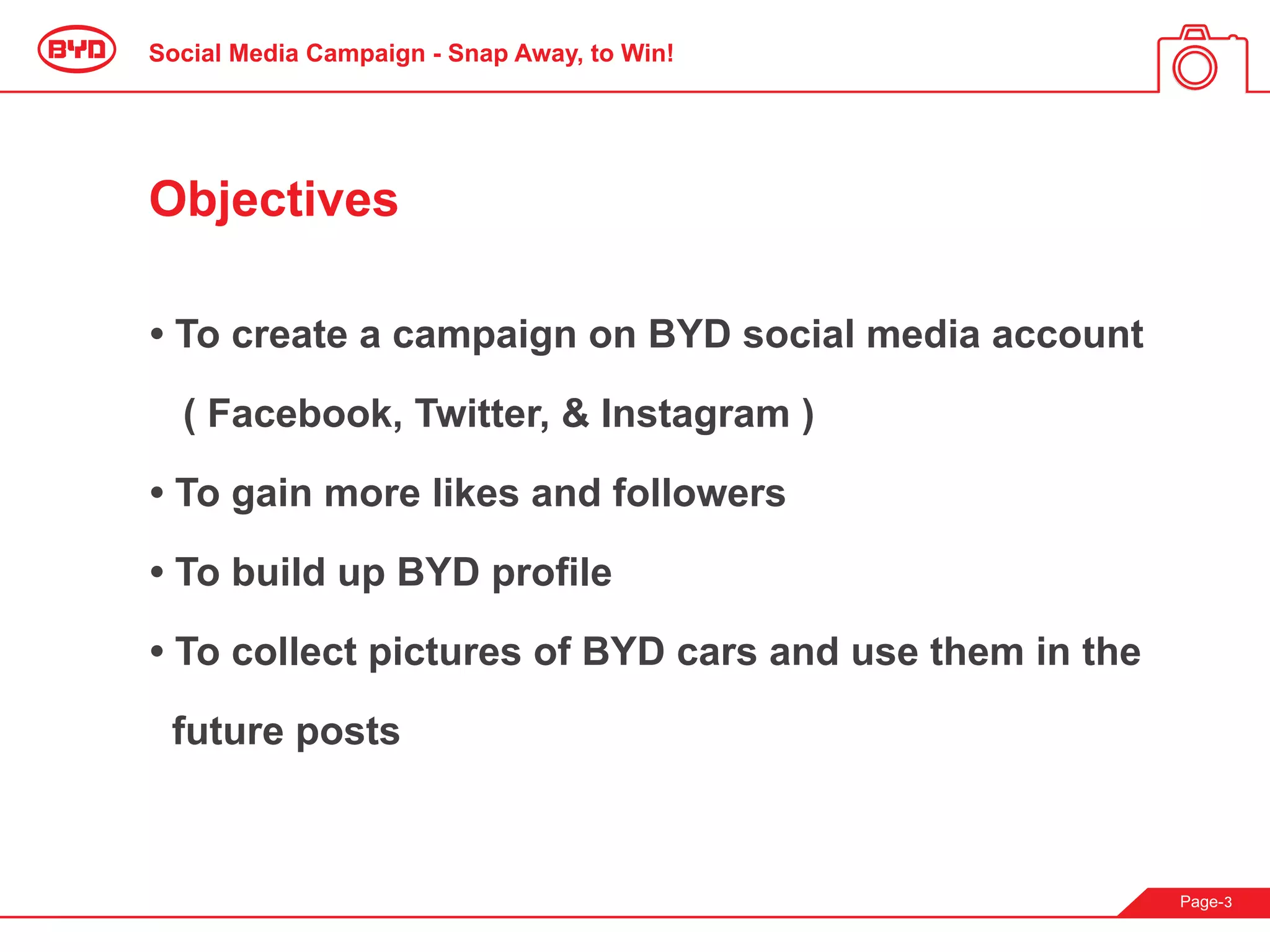 BYD automobile social media campaign. | PDF