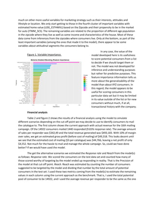 Campaign response modeling | PDF