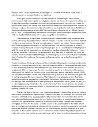 Campaign response modeling | PDF