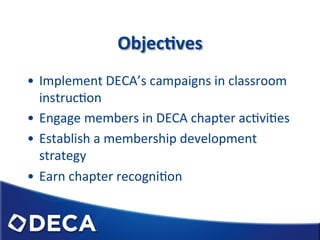 DECA Chapter Campaigns | PPT