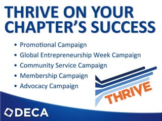 DECA Chapter Campaigns | PPT