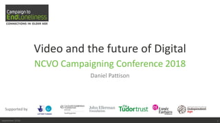 Video and the future of digital | PPTX | Social Networking | Internet